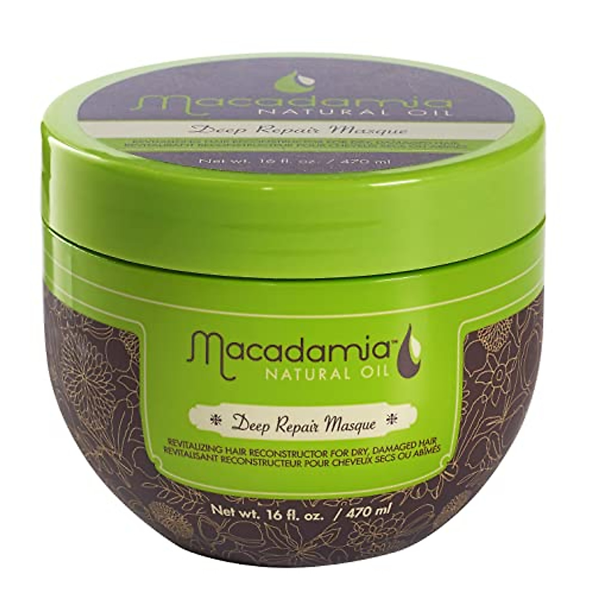 Macadamia Natural Deep Repair Hair Masque, 16 OZ