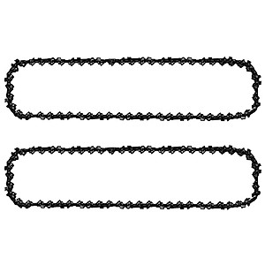 2-PACK 16" replacement chain for Worx WG300 WG303 WG303.1 WG304 Chainsaw Chain Blade 57DL 3/8LP .05