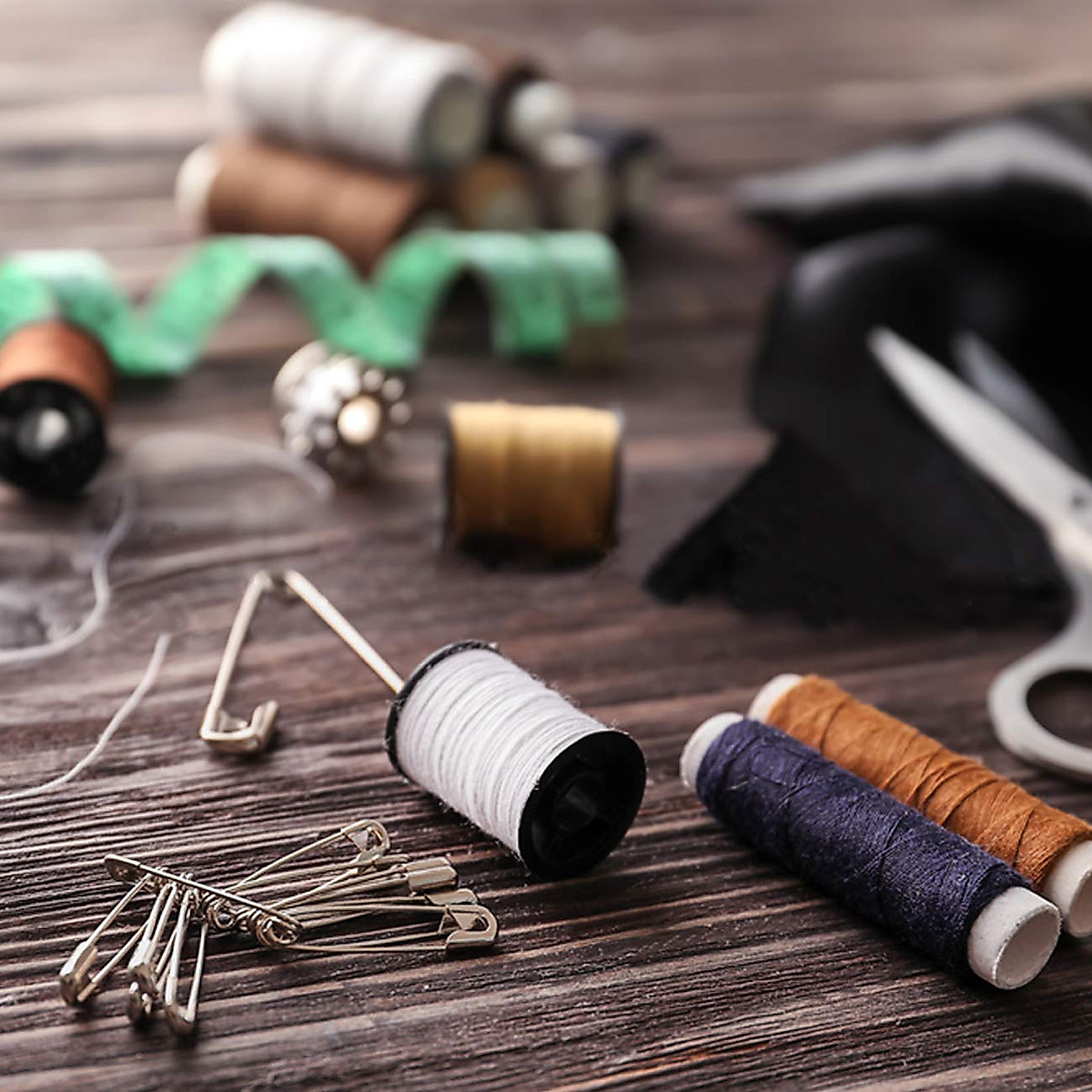 1000Pieces -Safety Pins, 1.1 inch Safety Pins Bulk Metal Silver Sewing Pins Clothing Clips Tool 28mm/ 1.1 inch Decorative Safety pins, Sewing Accessories Kit for Baby Clothing Jewelry Makin (1.1 inch)