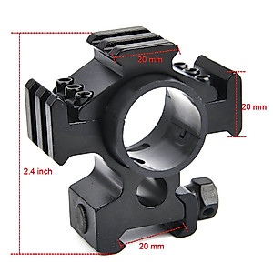 BESTSIGHT 3-9X40 Rifle Scope with Scope Rings