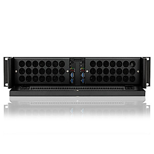 2U Rackmount Case for Dual Mini-ITX MB 14" Deep
