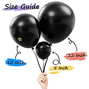AFTERLOON® Biodegradable Mini Balloons 100 pcs Clear 5 Inch, Transparent Color Thickened Extra Strong Latex Helium Float, Baby Shower Gender Reveal Garland Arch Wedding Birthday Party Decorations