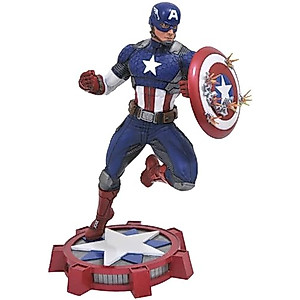 DIAMOND SELECT TOYS Marvel Gallery: Marvel Now! Captain America PVC Vinyl Figure 9 inches