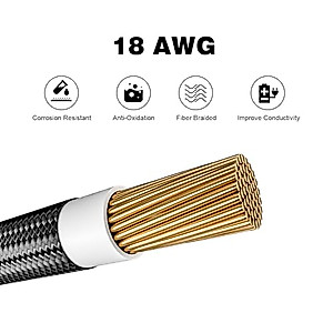 Vetroo PSU Extension Cable Sleeved Customization Mod PC Power Supply Cable, Soft Nylon Braided with Comb Kit 18AWG ATX/EPS/8 Pin PCI-E/6+2 Pin PCI-E (Pink)