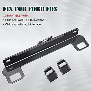 Samman Child Safety Seat Belt Bracket Mount Base ISOFIX Latch Interface Mount Bracket Universal Car Child Seat Restraint Anchor Mounting Kit Fitting ISOFIX Latch Compatible with Ford Focus