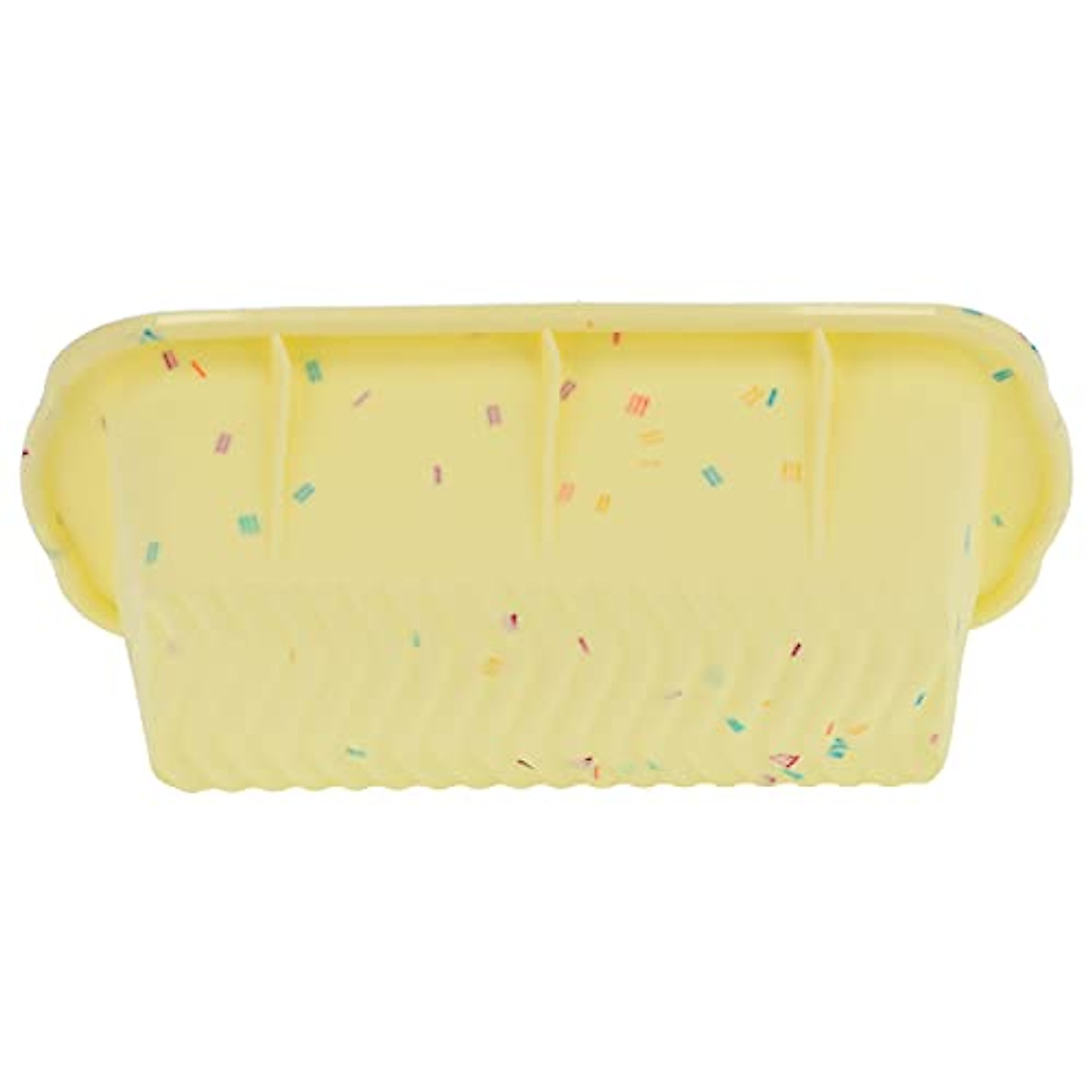 QANYEGN Bread Pan, Bread, Silicone Cake for Kitchen Restaur Baking Cake Bread Dessert Rectangular(²ÊÁ£»Æɫ)