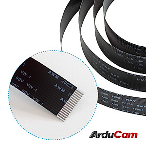 Arducam CS-Mount Lens Bundle for Pi HQ Camera, 6mm Focal Length Wide Angle CS Lens with Portable Tripod Stand and 2ft/60cm Black Camera Cable