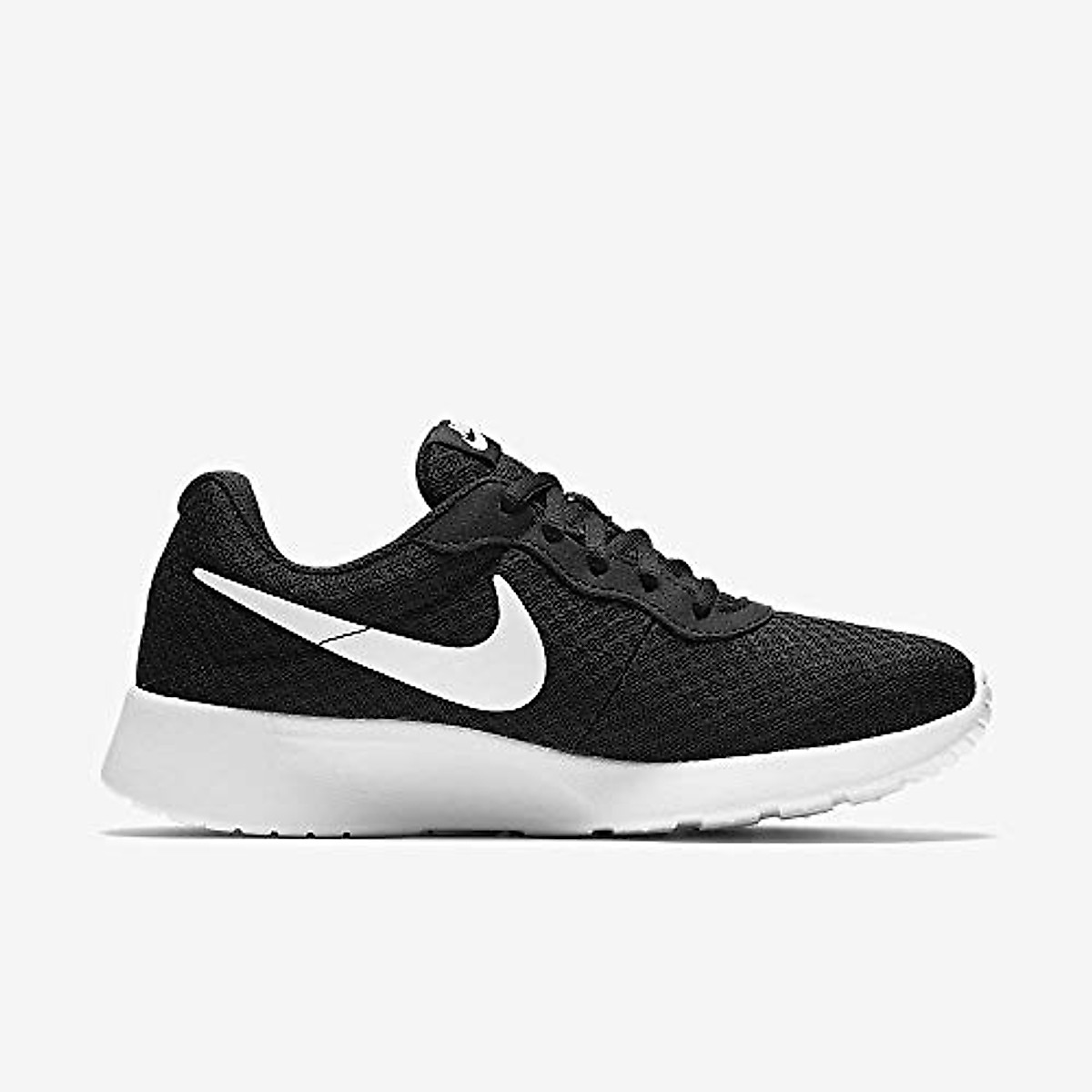 Nike Women's WMNS Tanjun Running Shoes, Black/White, 8