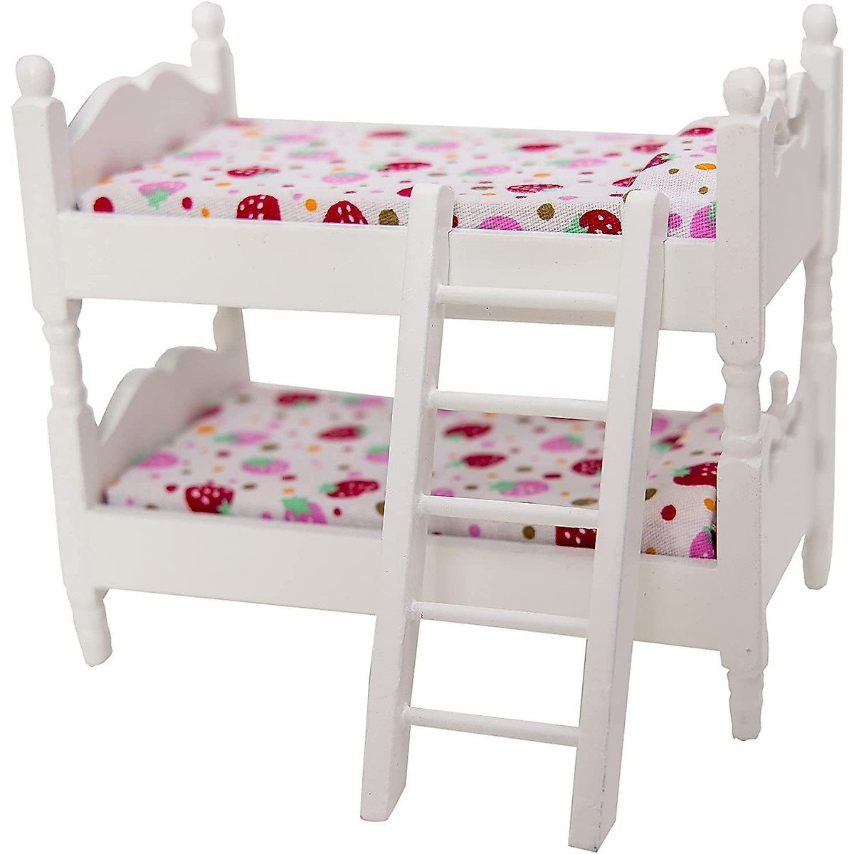 Birostiana Miniature Dollhouse Accessories Miniatures Stuff Realistic Mini Furniture Bunk Bed DIY Decor Ornament for Miniature Dollhouse Kitchen Party Kit