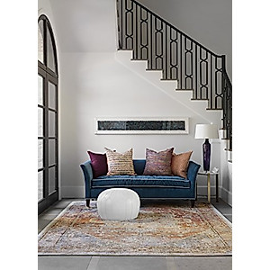 Loloi Javari Berry/Sunrise 2'-6" x 8'-0" Runner Rug