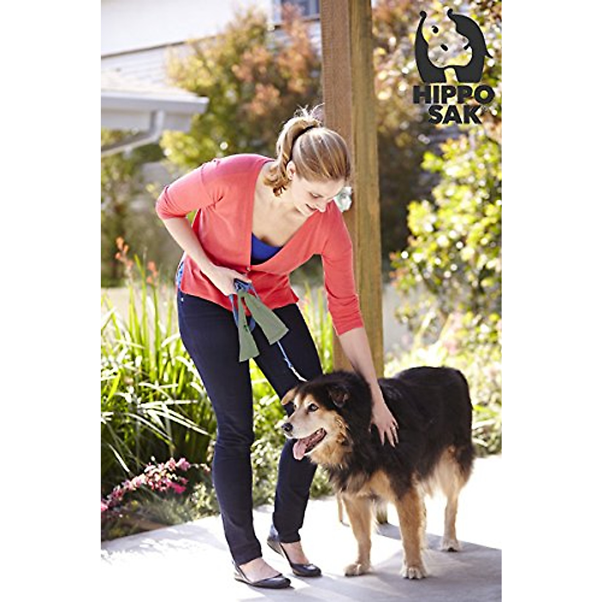 Hippo Sak® Extra Large Pet Poop Bags with Dispenser, 200 Count, for Large Dogs and Cat Litter Scooping (200)