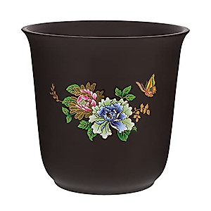 Veemoon Zisha Flower Pot Bonsai Planter: Chinese Purple Clay Plant Pot Succulent Cactus Planter Container for Home Office Desk Shelf Decor Style 1