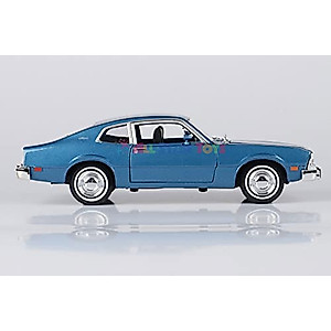 1974 for Ford Maverick 1:24 Scale Diecast Replica Model by Motormax Forgotten Classics Series 79042 (Blue)