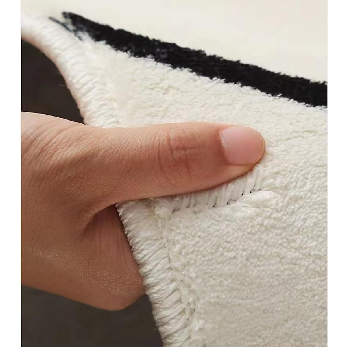 Generic Irregular Shaped Rug Funny Soft Anti-Slip Rug for Living Room Bathroom Decor Bedroom Bathroom Door Mat(C) (120x160cm/47x63in,Apricot)