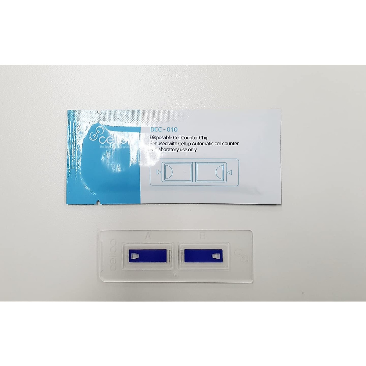 Cellop-Chip Neubauer Improved (NI) Disposable Hemocytometer, Counting Chamber, 10µL Chamber Volume, 1.6mm Thickness (50ea/Box)