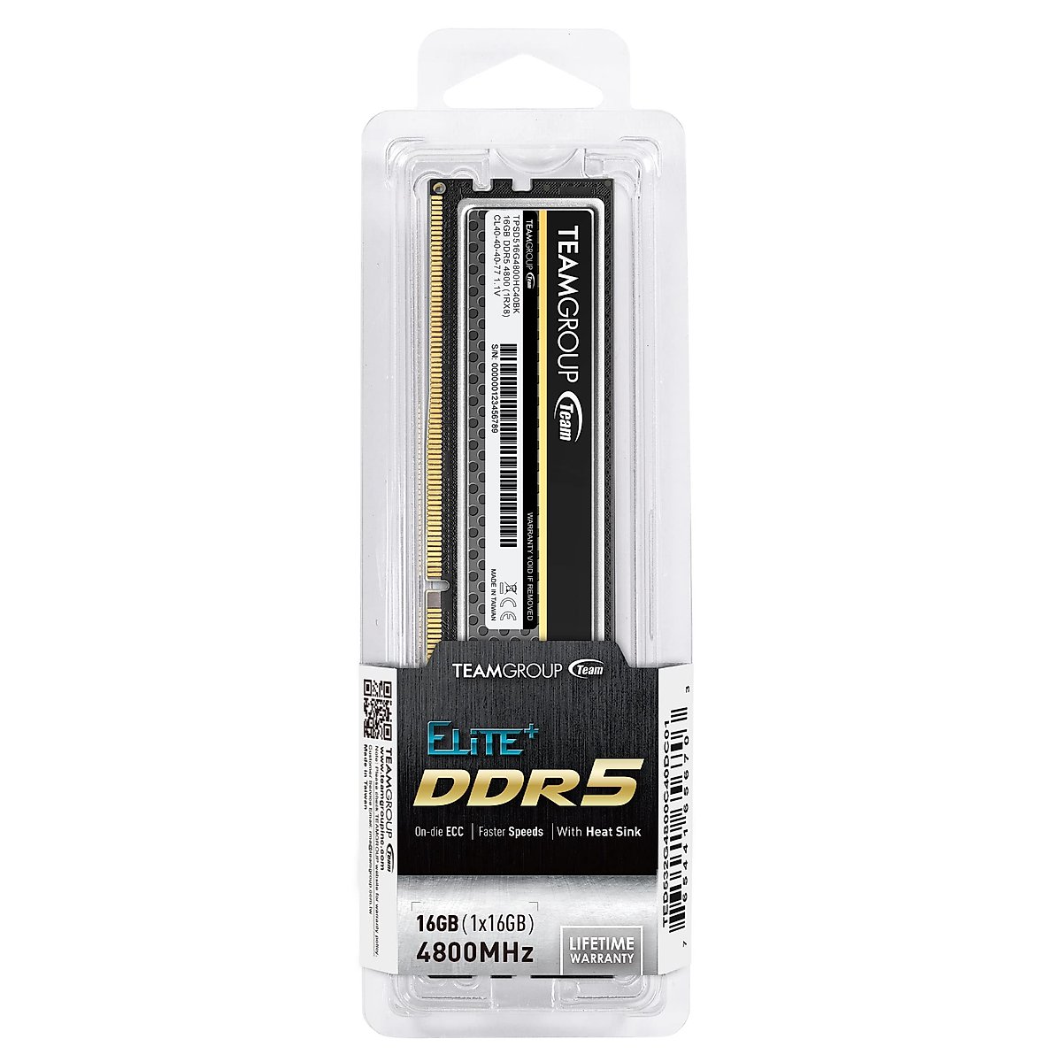 TEAMGROUP Elite Plus DDR4 16GB Kit (2 x 8GB) 2666MHz PC4-21300 CL19 Unbuffered Non-ECC 1.2V U-DIMM 288 Pin PC Computer Desktop Memory Module Ram Upgrade (Red) - TPRD416G2666HC19DC01