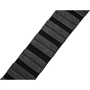 BlackButterfly Wide Elastic Stretch Retro Metal Interlock Buckle Belt (Black, US 10-12)