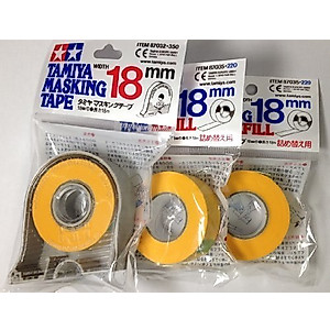 Tamiya 18mm Masking Tape with 2pcs Refill
