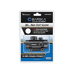 BARSKA 1x 30mm Red Dot Scope