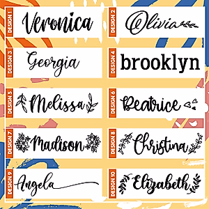 Personalized Skinny Tumblers with Lid, Gifts for Her 20 oz Purple, 12 Designs | Custom Engraved Tumbler w Name - Personalized Cups - Gifts for Women, Double-Walled Stainless Steel