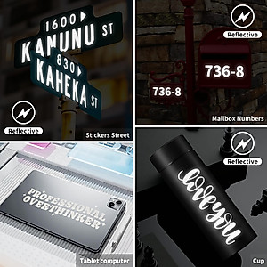 AHIJOY Reflective Vinyl Permanent Adhesive 12" x 5FT Silver Adhesive Vinyl for Cup Crafts Signs Scrapbook Lettering DIY Projects Home Decor