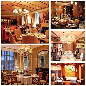 LEDEPLY A15 Ceiling Fan Light Bulbs, Dimmable, E12 Base LED Bulb, 5.5W=40W, Warm White 2700K, 500 Lumen, LED Light Bulb, 6 Pack