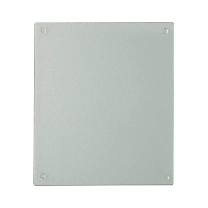 Farberware Large Glass Utility Cutting Board, Dishwasher-Safe Tempered Glass Kitchen Board with Non-Slip Feet, Scratch Resistant, Heat Resistant, Shatter Resistant, 12-Inch-by-14-Inch, Clear