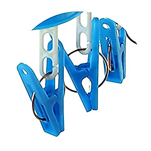 Foldable 32 Clips Laundry Hanger Clothes Drip Drying Rack Clothesline Hanging Rack