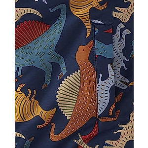 The Children's Place Baby Boys' and Toddler Heavy 3 in 1 Winter Jacket, Wind Water-Resistant Shell, Fleece Inner, Dino, 2T