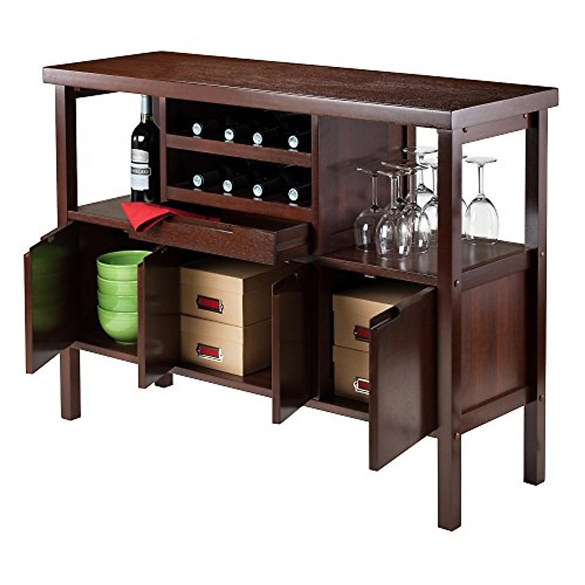 Winsome Diego Dining, Brown