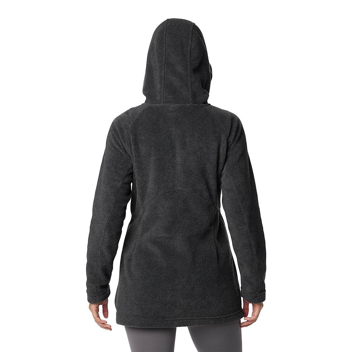Columbia Women's Benton Springs II Long Hoodie, Charcoal Heather, Medium