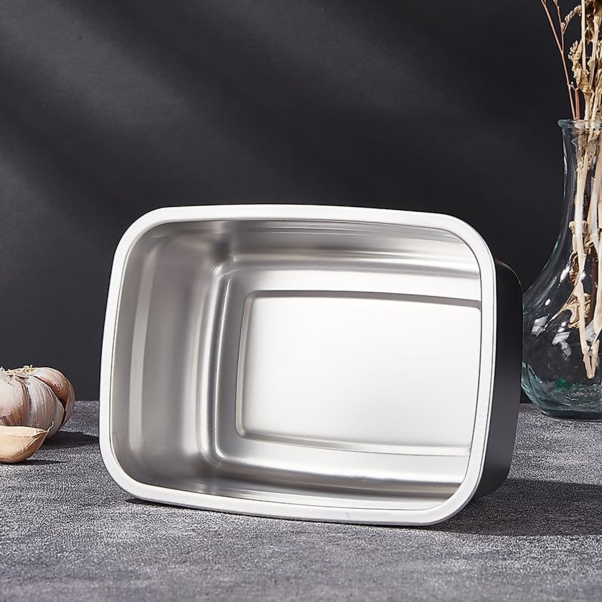 GIUOIDUO 20 PCS Food Storage Containers with Lids Airtight (10 Containers & 10 Lids)，stainless steel food containers leak proof storage box with lid Locking Food Storage Container freezer storage