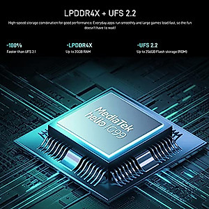 DOOGEE S100 Rugged Smartphone Unlocked, MTK Helio G99 20GB+256GB Android 12 Cell Phone,108MP+20MP Night Vision Camera,6.58" FHD+,10800mAh 66W Charge,Dual SIM 4G Rugged Phone,NFC GPS OTG FM…