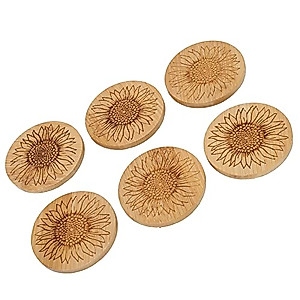 Wood Lids, Wood Lids Yogurt Jar Lids Wooden Lids Cover Airtight Kitchen Containers Lids for Storage Jars Wood Lids with Silicone Sealing Circle