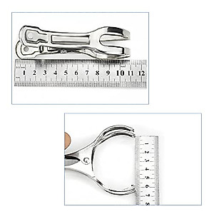 LINNNZI Greenhouse Clips, 4.3 inch Garden Clips, Stainless Steel Plant Clips Clamps with Strong Grip for Garden Hoops Film Row Cover Netting Towel Clothesline