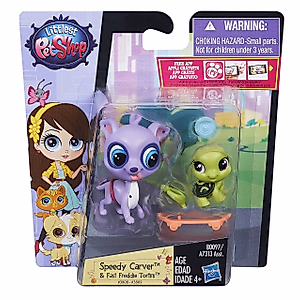Littlest Pet Shop Pet Pawsabilities Speedy Carver & Fast Freddie Tortini Fi