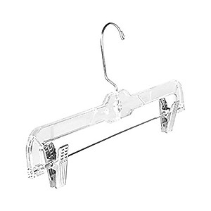 Only Hangers Skirt / Slack Hangers Crystal Clear (Set of 12)