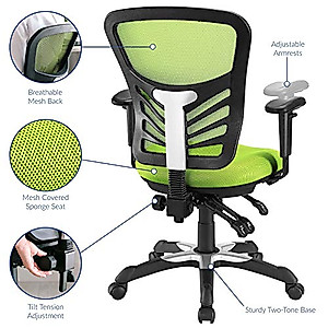 Modway Articulate Ergonomic Mesh Office Chair in Green
