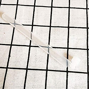 SUPVOX Clear Organizer Box 30pcs Clear Plastic Needles Storage Tubes Sewing Needle Container Holder Organizer with Cap (25 x 1cm Clear Container