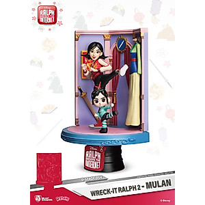 Beast Kingdom Wreck-It Ralph 2: Mulan DS-054 D-Stage Statue, Multicolor, 6 inches