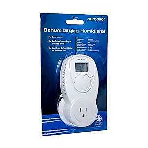 Hydrofarm APSCD Dehumidifying Humidistat, White
