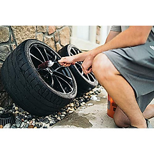 Liquid X Original Wheel Woolies Brushes 3 Piece Kit - Includes Angled Caliper Spoke Brush - USA Made - Black - New & Improved