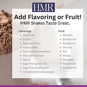 HMR 120 Chocolate Shake Meal Replacement Powder | Chocolate Shake Mix to Support Healthy Weight Loss | 12g of Protein | Nutritional Drink | Low Calorie Food | 12 Servings