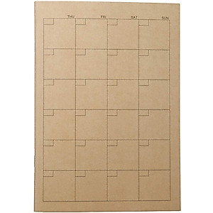 MUJI Planner (Monthly Planner A5 Size)