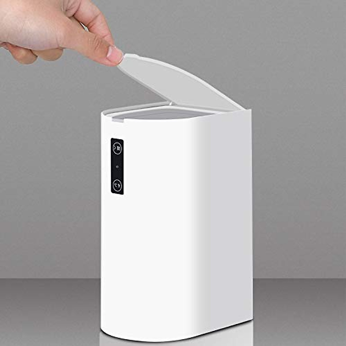 TKFDC Home Intelligent Automatic Induction Electric Rubbish Trash Can Smart Waste Bins Garbage Can Touchless Mini Trash Can