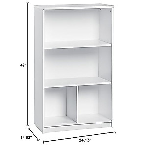 ClosetMaid 1497 KidSpace 3-Tier Vertical Storage Shelf, White