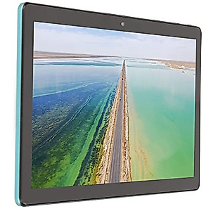 HD Tablet, 1280x800 3 Card Slots Design 10.1 Inch Tablet 100‑240V for Home for Travel (US Plug)