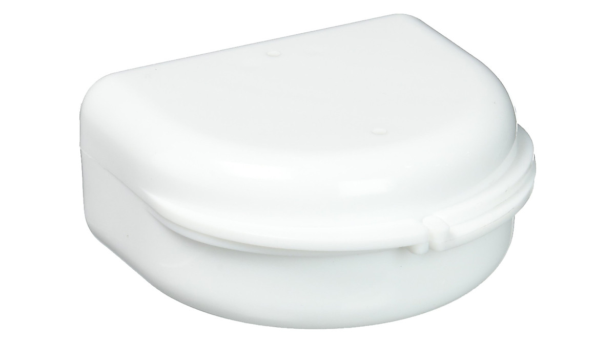 Dental Retainer Box - Durable, Portable Mouth Guard Case for Travel