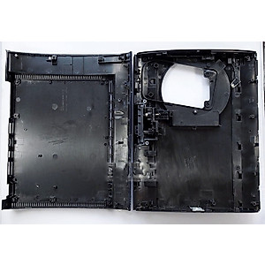 Replacement Full Housing Shell Case Cover with Screw Kit for PS3 Super Slim 4000 4012 4201 CECH-4001 Console Black