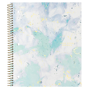 Five Star Spiral Notebooks, 1 Subject, College Ruled, 11" x 8-1/2", Cute Designs Bright Colors, 3 Pack, Design May Vary.